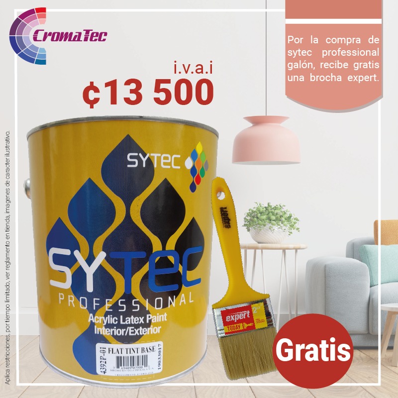 SYTEC PROFESIONAL SATIN BASE PASTEL 1 gal | www.cromatec.com